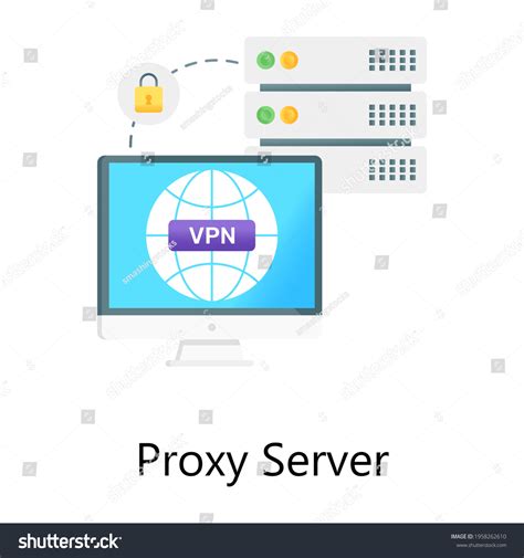 Proxy Server Icon Editable Design Style Stock Vector Royalty Free Shutterstock