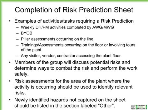 Risk Prediction Training Powerpoint Slides Ppt