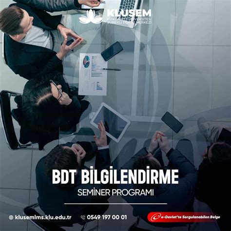Bdt Bilgilendirme Semineri