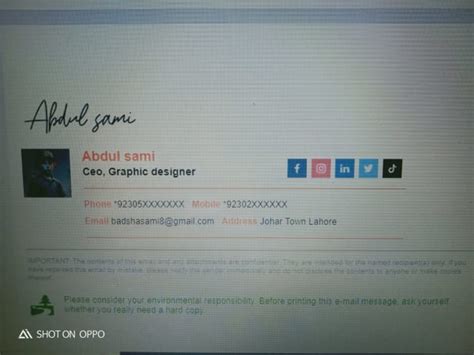 Design A Clickable Html Email Signature By Fatima3166 Fiverr