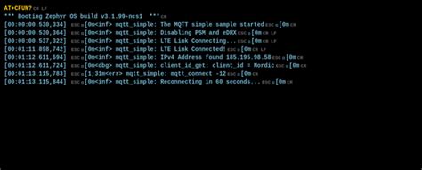 mqtt error nordic qanda nordic devzone nordic devzone