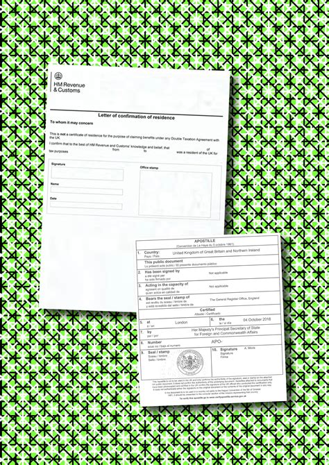 Hmrc Confirmation Of Residence Apositlle The Apostilles Group