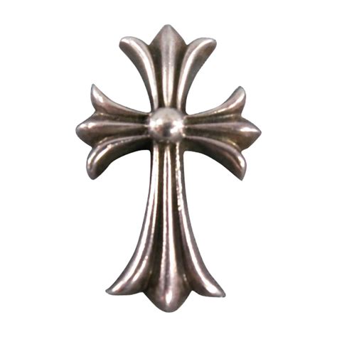 Chrome Hearts Sterling Silver Engraved Cross Pendant At 1stdibs Chrome Heart Cross Chrome