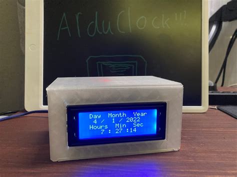 The ArduClock DIY Digital Clock By LordEvilFish DP Download Free STL Model Printables Com