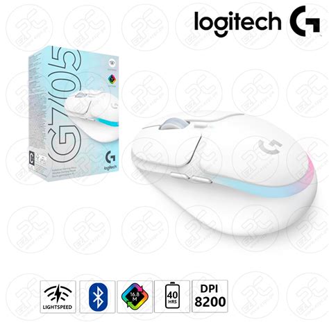 Mouse Logitech G705 Ligthspeed Wireless Lightsync Rgb White 910 006366