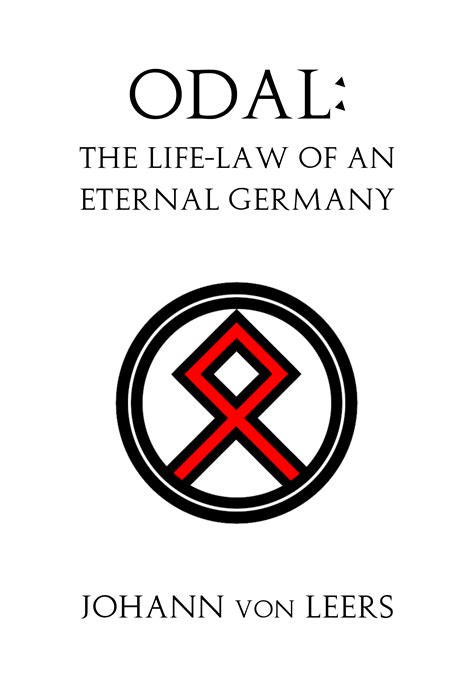 Tradition Odal The Life Law Of An Eternal Germany