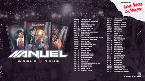 Anuel Aa Anuncia Nueva Gira De Conciertos 2022 Las Leyendas Nunca
