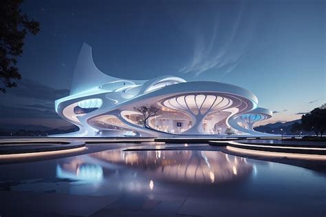 Premium Ai Image Ai Enhanced Cosmic Architecture Lab