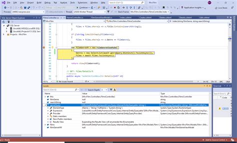 C Getting Error Model Reference Not Set To Instance Of An Object