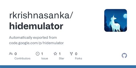 Github Rkrishnasanka Hidemulator Automatically Exported From Code Google P Hidemulator