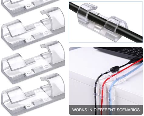 Органайзер кабелю скоба для дротів 20 шт Білі Athand фото відгуки характеристики в