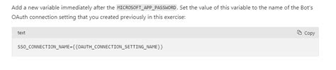Teams Notification Bot Sso Connection Setting Could Not Found · Issue 7407 · Microsoftdocs
