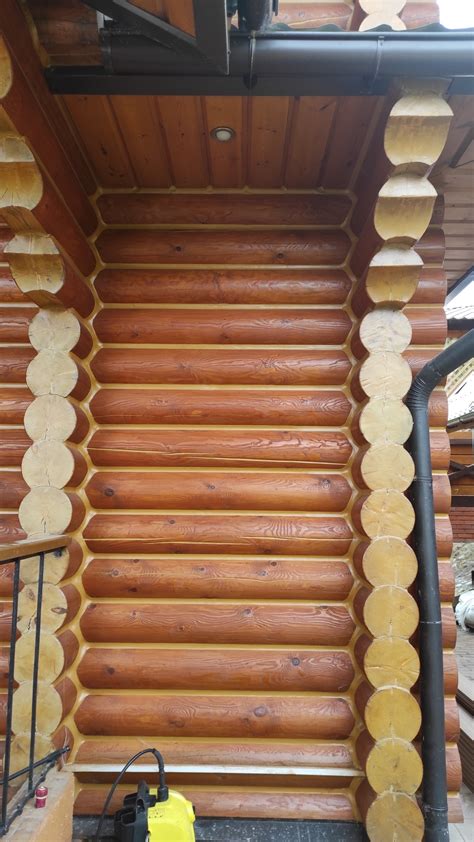 Герметизация домов из бруса и бревна