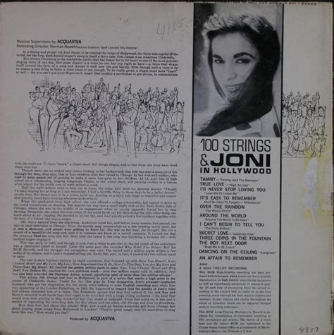 Joni James 100 Strings And Joni In Hollywood レコード通販・買取はサウンドファインダー