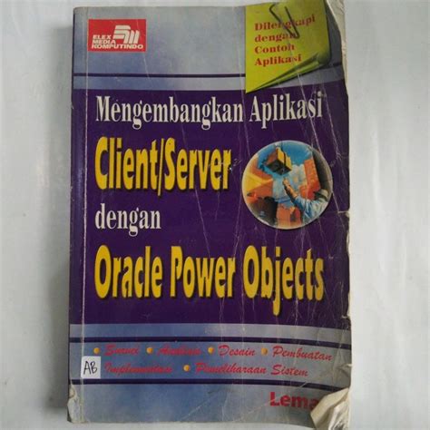 jual buku mengembangkan aplikasi client server dengan oracle power