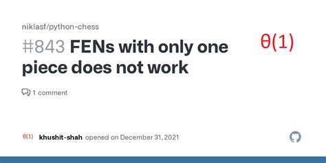 Fens With Only One Piece Does Not Work · Issue 843 · Niklasfpython