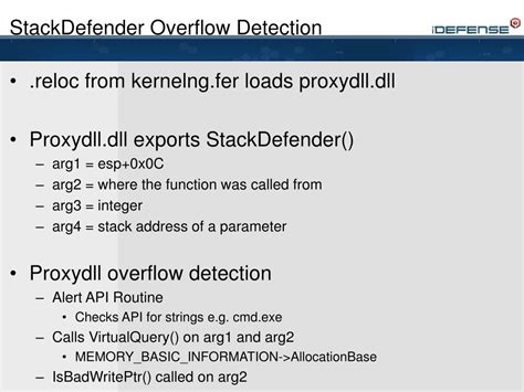 PPT A Comparison Of Buffer Overflow Prevention Implementations And