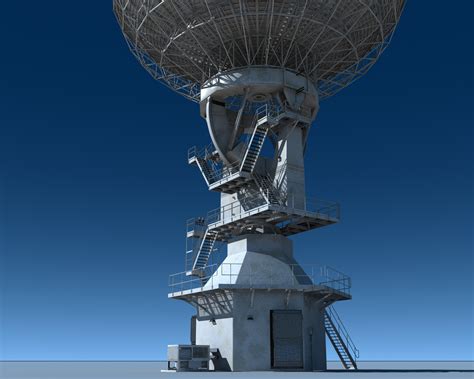 Muos Satellite Dish 3d C4d