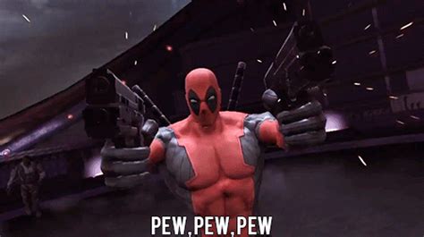 Deadpool Action Blast Animated Gunfire From The Ultimate Comic Video