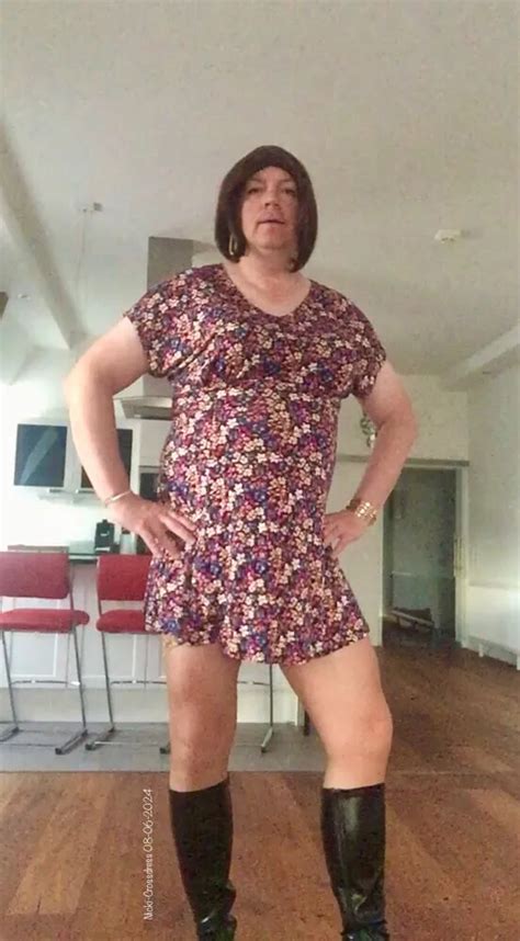 Nicki Crossdress Summer Dress Stockings Boots Nude Pics Xhamster