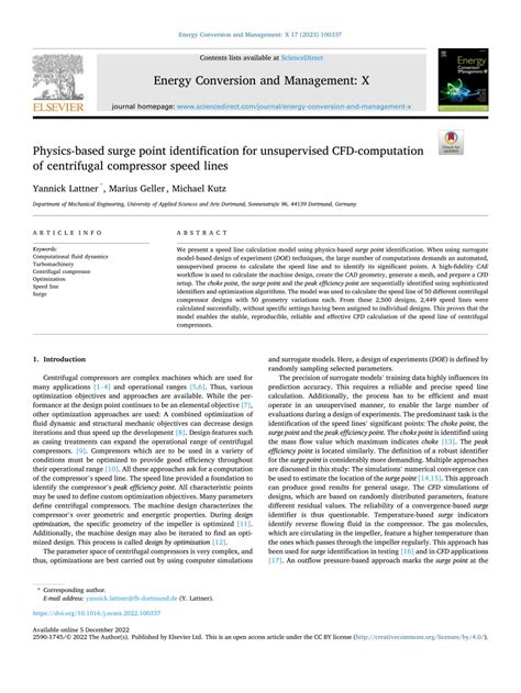 PDF Physics Based Surge Point Identification For Unsupervised CFD