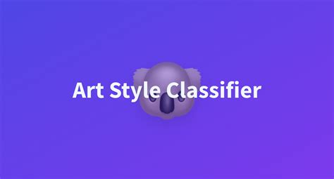 Art Style Classifier A Hugging Face Space By Rogera11