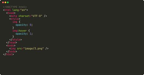 Как скрыть элемент до наведения в Css