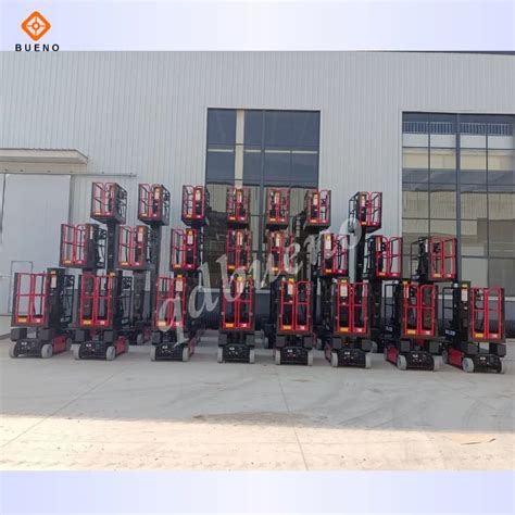 Bueno Electric Aluminum Alloy Vertical Mast Lift Vertical Platform Lift
