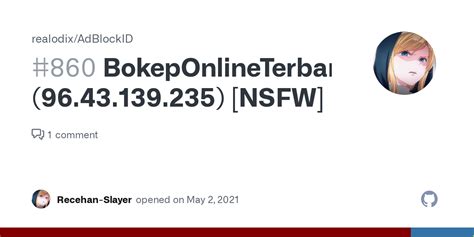 Bokeponlineterbaru 9643139235 Nsfw · Issue 860 · Realodix