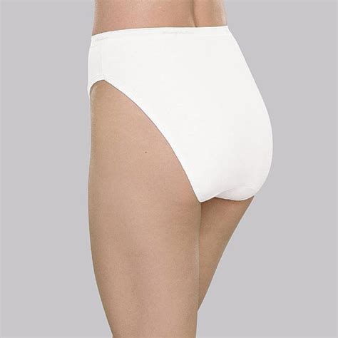 Fit For Me Womens Plus Heather Cotton Hi Cut Underwear Pack Of 2