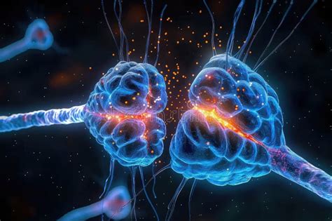 Synaptic Transmission Nerve Synapse Delving Into The Dynamic Process Of Signal Transmission