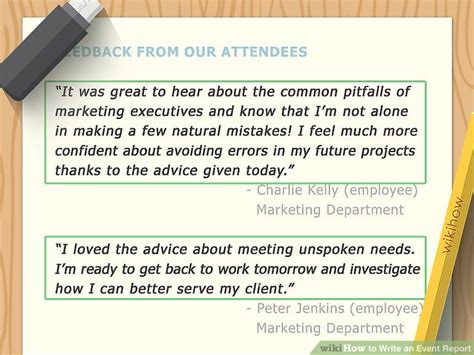 How To Write An Event Report With Examples WikiHow