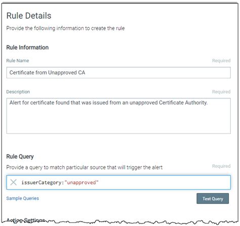 create and manage rules