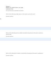 Cyb Module Readingquizz Docx Attempt Written Jan PM Jan Submission