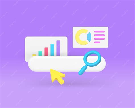 Premium Vector Financial Data Analysis Business Growth Chart Graph Search Information Report