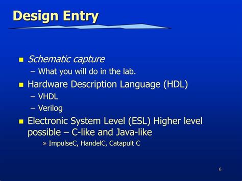 Ppt Design Entry Schematic Capture And Vhdl Powerpoint Presentation Id3606867