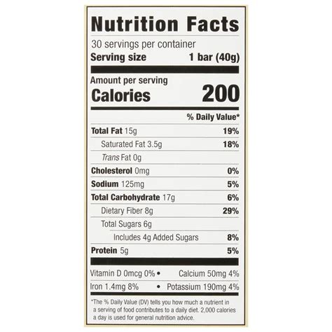Kirkland Signature Nut Bars 141 Oz 30 Count Costco