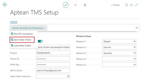 Tms Create And Send Sales Order