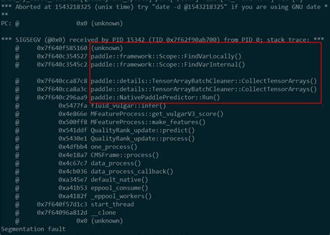 fluid c 预测时报内存相关错误 Issue PaddlePaddle Paddle GitHub