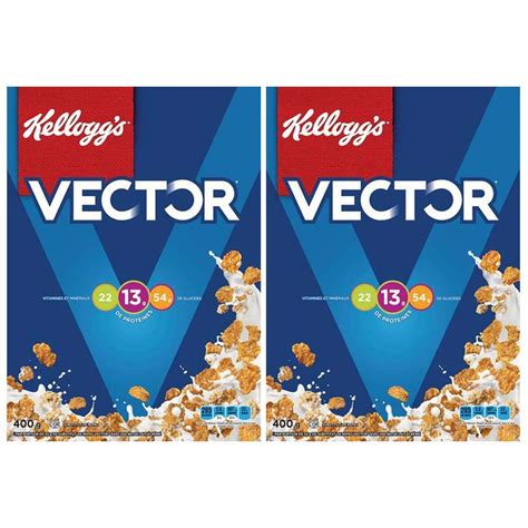 Kelloggs Vector Meal Replacement Cereal 400g 14 1oz 2 Pack Imported From Canada Besttoptrove