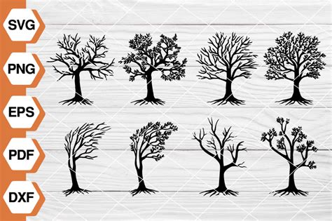 Tree SVG Bundle EP 76 Graphic By Zeecool Jy Creative Fabrica