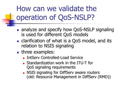 Ppt Nsis Signaling For Qos Models Was Qos Model Discussion Powerpoint Presentation Id6617346