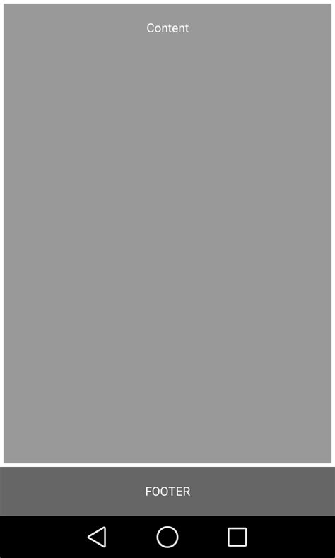 How To Add Footer In Given In Android Stack Overflow