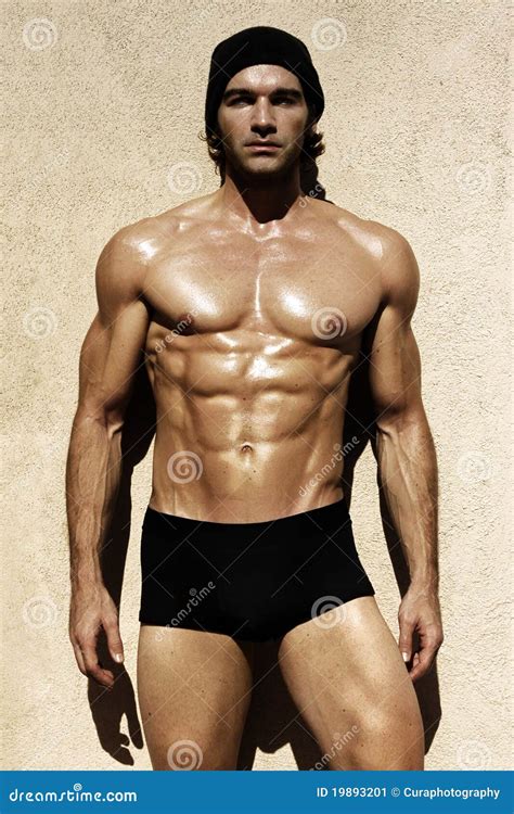 Shirtless Male Model Stock Image Image Of Handsome Attractive 19893201