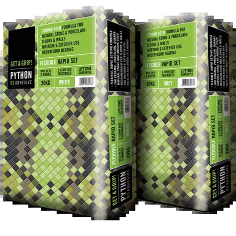 Python Rs Rapid Set Flexible Tile Adhesive C2ft S1 Pallet Deals