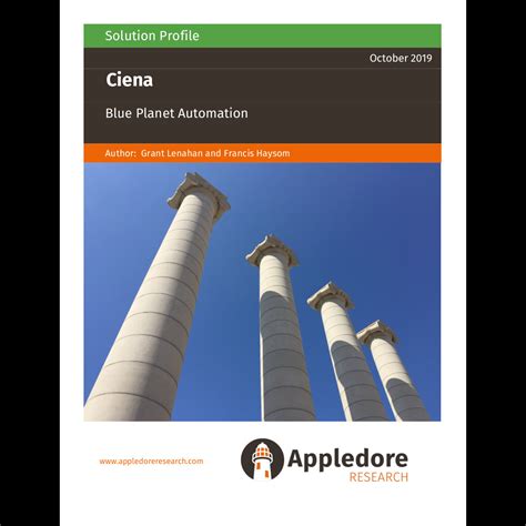 Ciena Blue Planet Automation Appledore Research