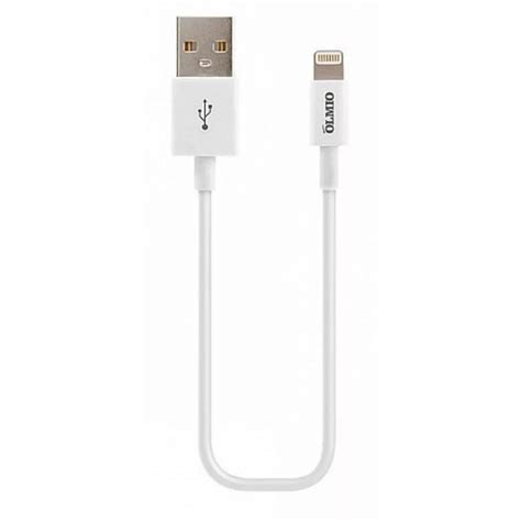Кабель Olmio Usb 2 0 Lightning для Apple Iphone Ipod Ipad 1м белый