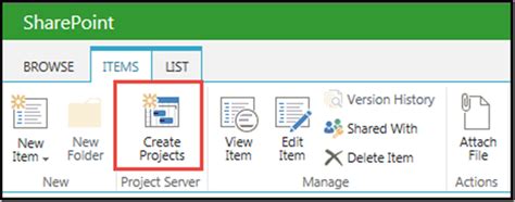 Trick Avoid Duplicate Projects When Creating From A Sharepoint List Item Think Epm