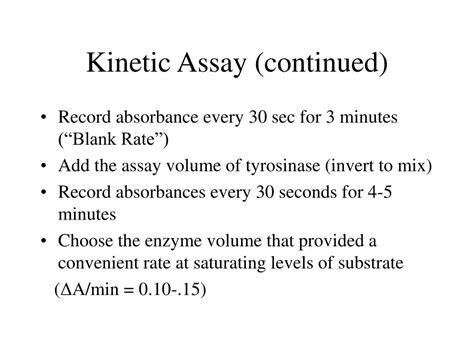 Ppt Kinetic Analysis Of Tyrosinase Enzyme Powerpoint Presentation