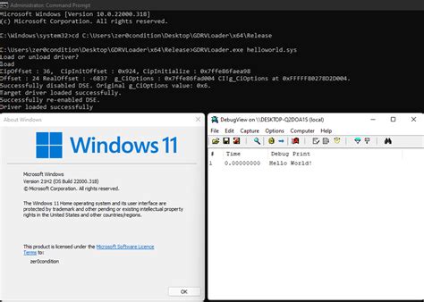 Github Zer0conditiongdrvloader Unsigned Driver Loader Using Cve 2018 19320